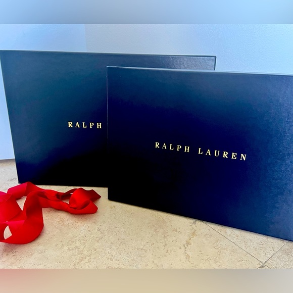 Ralph Lauren Blue Label | Other | 2 Ralph Lauren Original Navy Boxes ...
